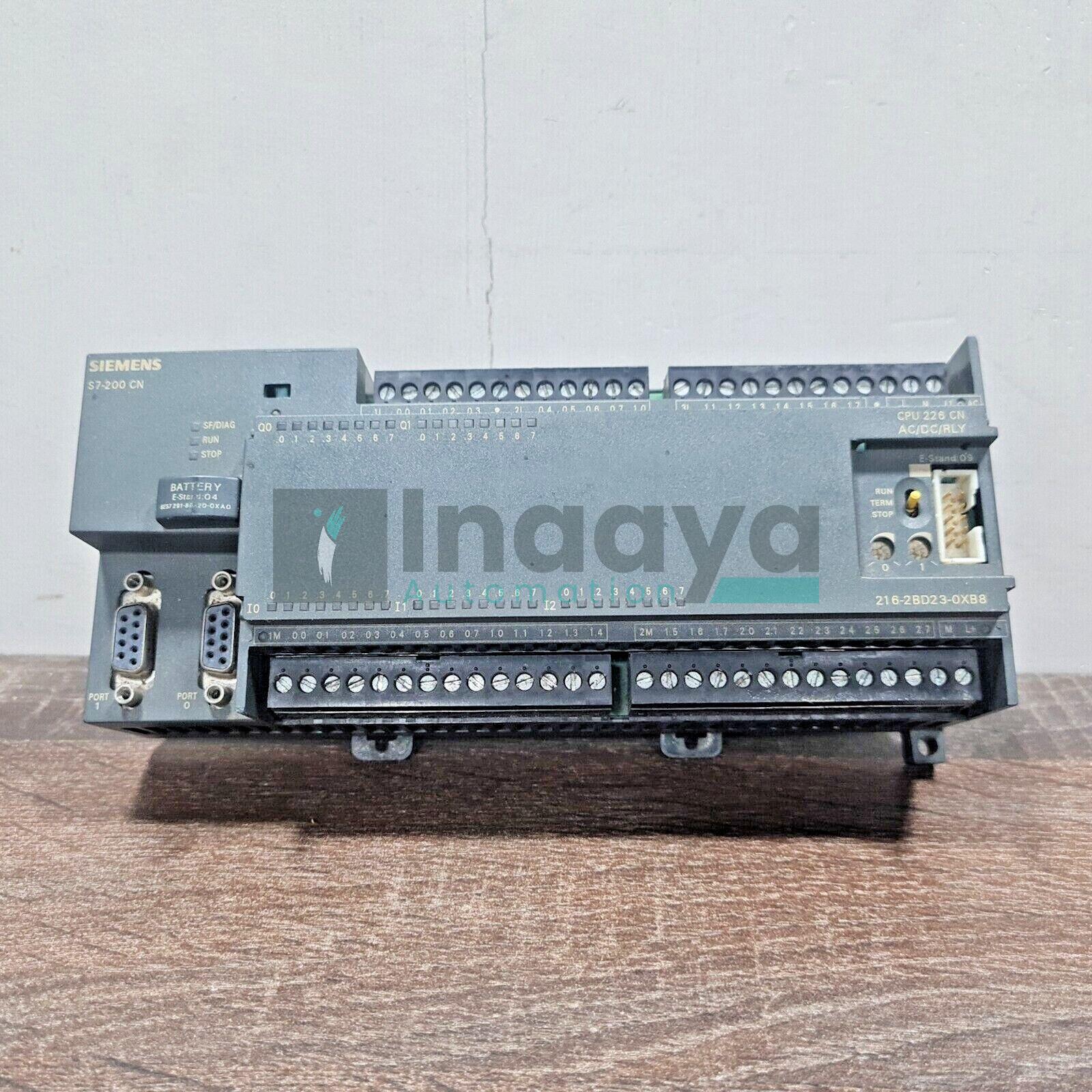 SIEMENS 6ES7216-2BD23-0XB8 SIMATIC S7-200 CN CPU 226 COMPACT PLC ...